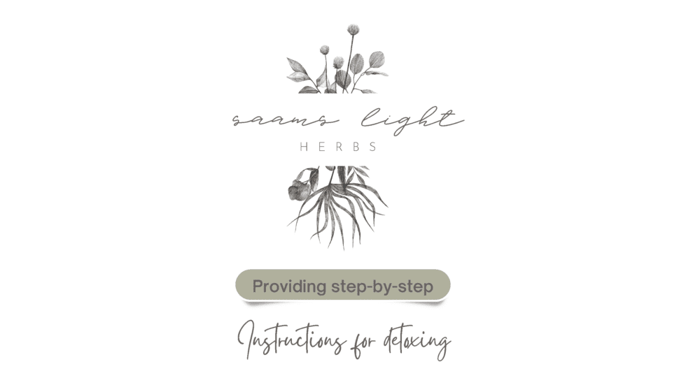 Parasite Detox Instructions - SAAMS Light